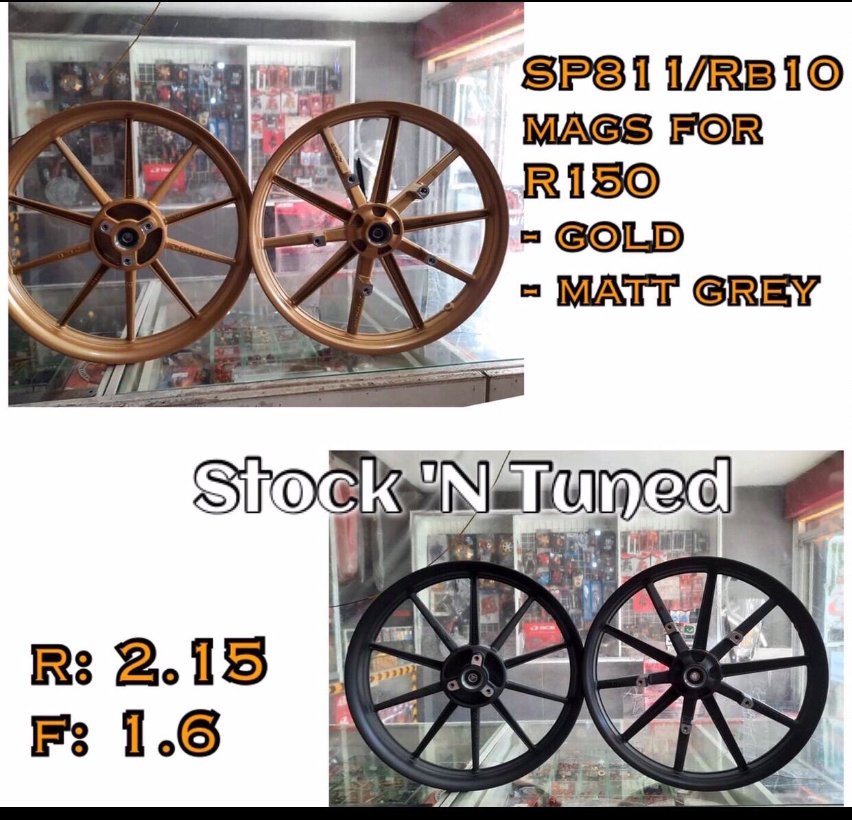 Racing boy mags for raider 150/sp811-RB10 | Lazada PH