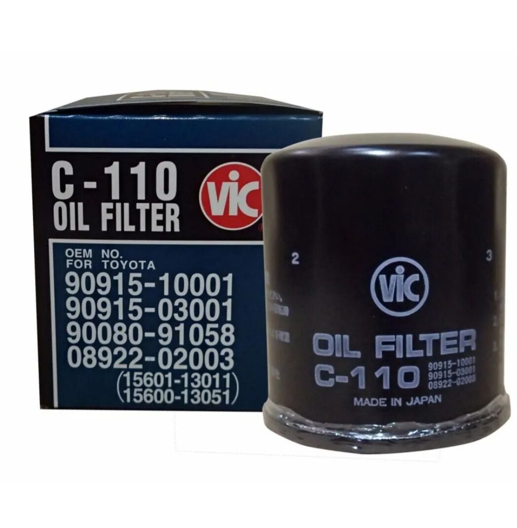 (C-110) AUTHENTIC ORIGINAL VIC OIL FILTER C110 FOR WIGO, VIOS, ALTIS ...