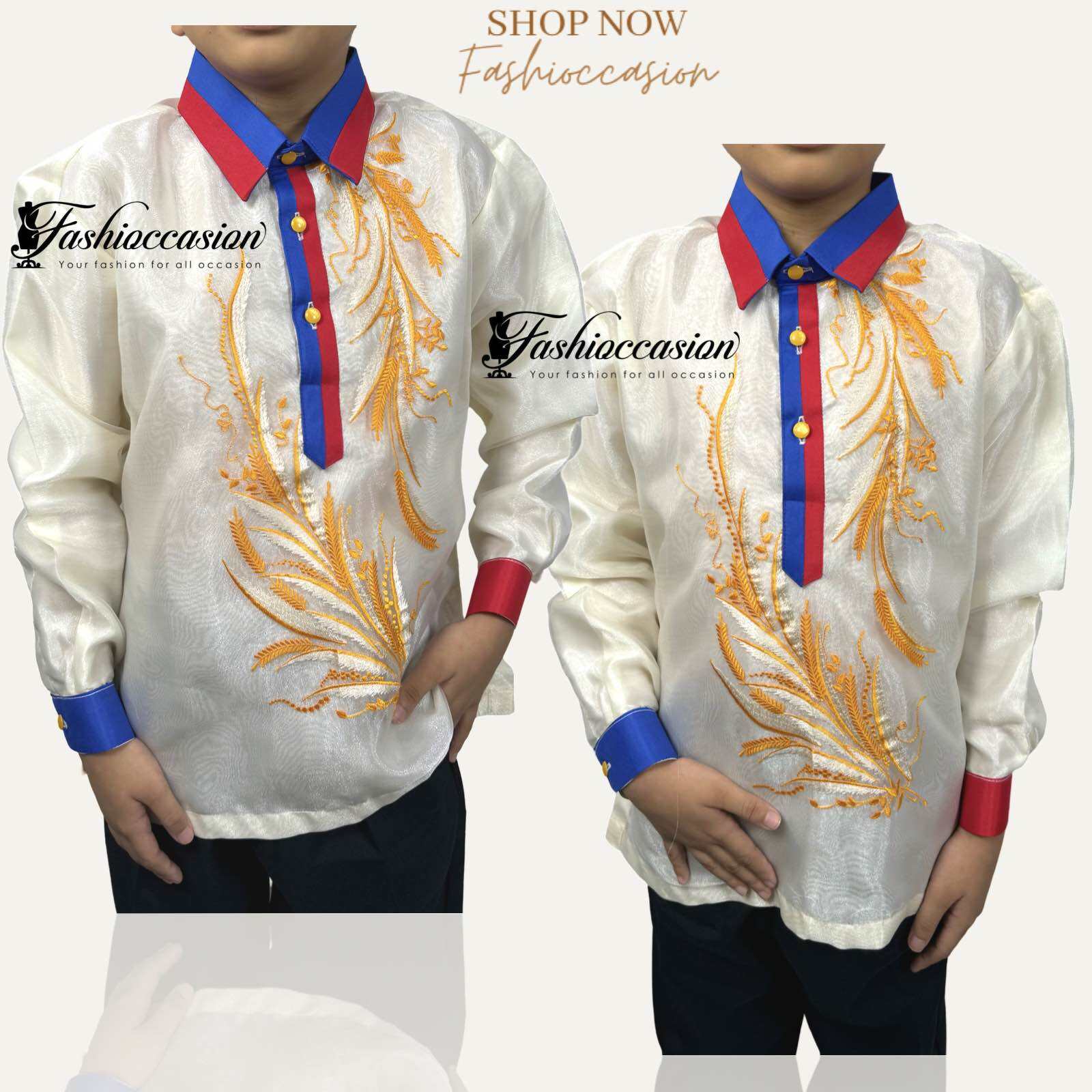 Barong FLAG Inspired For Kids - Buwan ng Wika Costume | Lazada PH