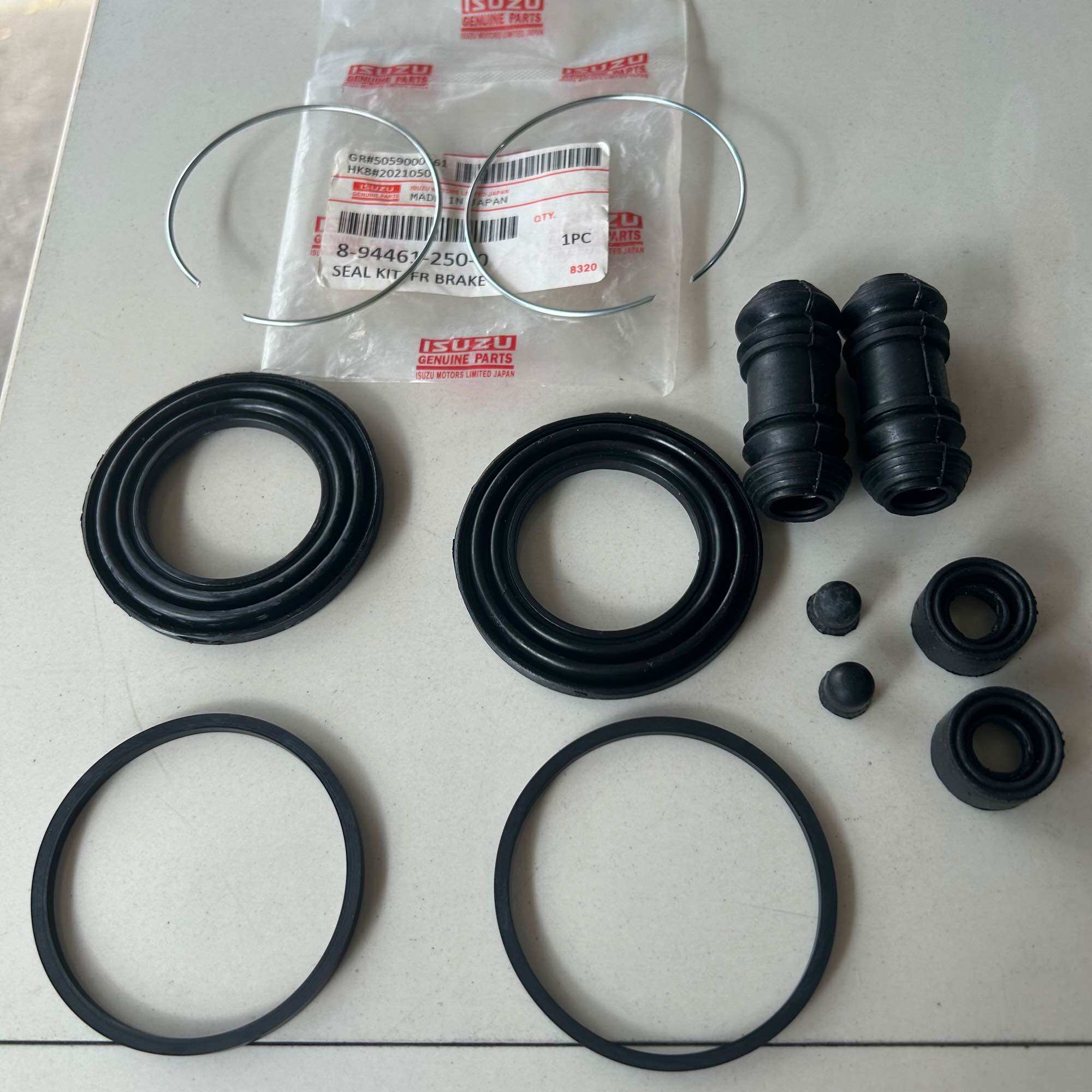 Isuzu Crosswind Front Wheel Caliper Kit seal Disc Brake -8-94461250-1 ...