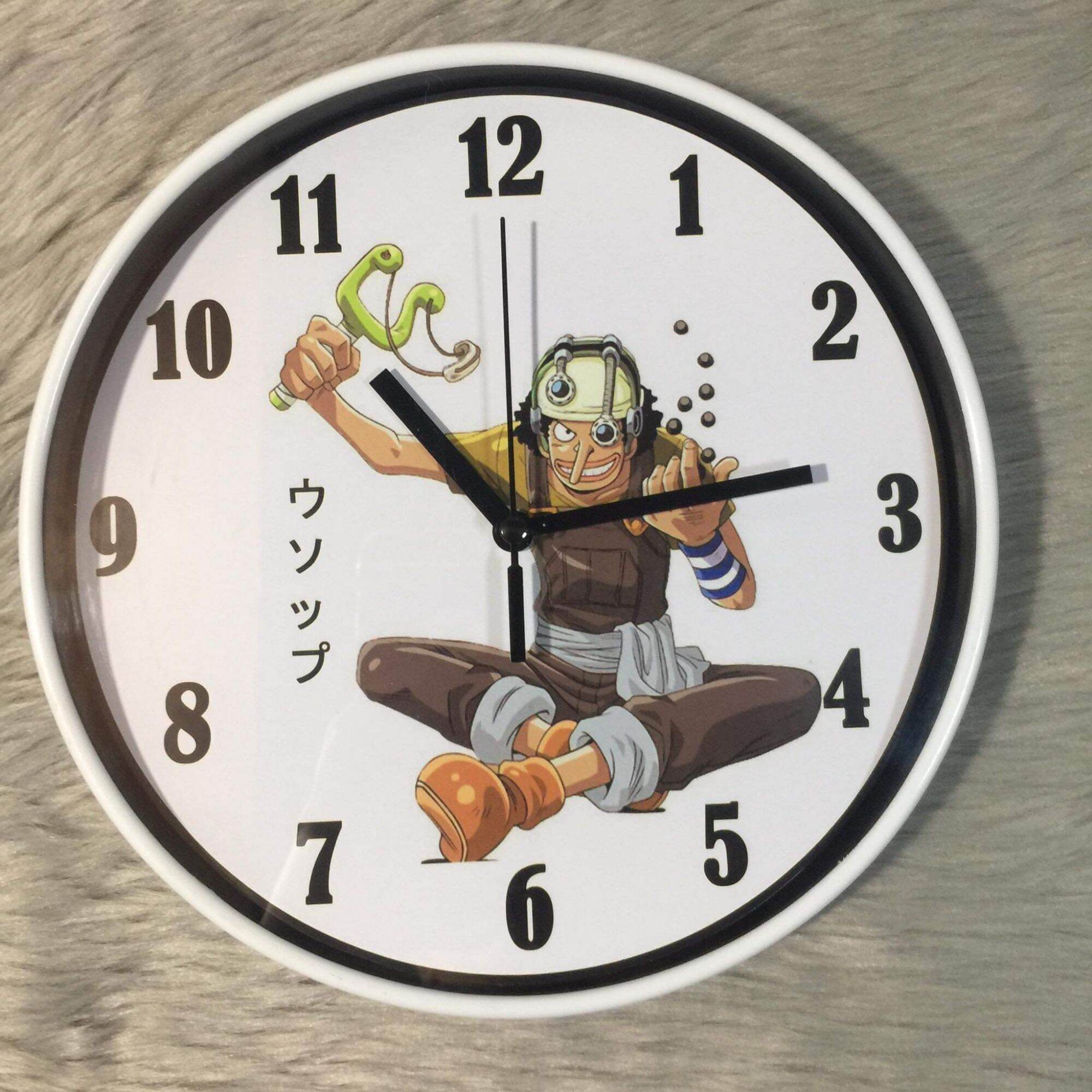 Onepiece Anime Wall Clock (8x8 INCHES) with free keychain & stickers ...