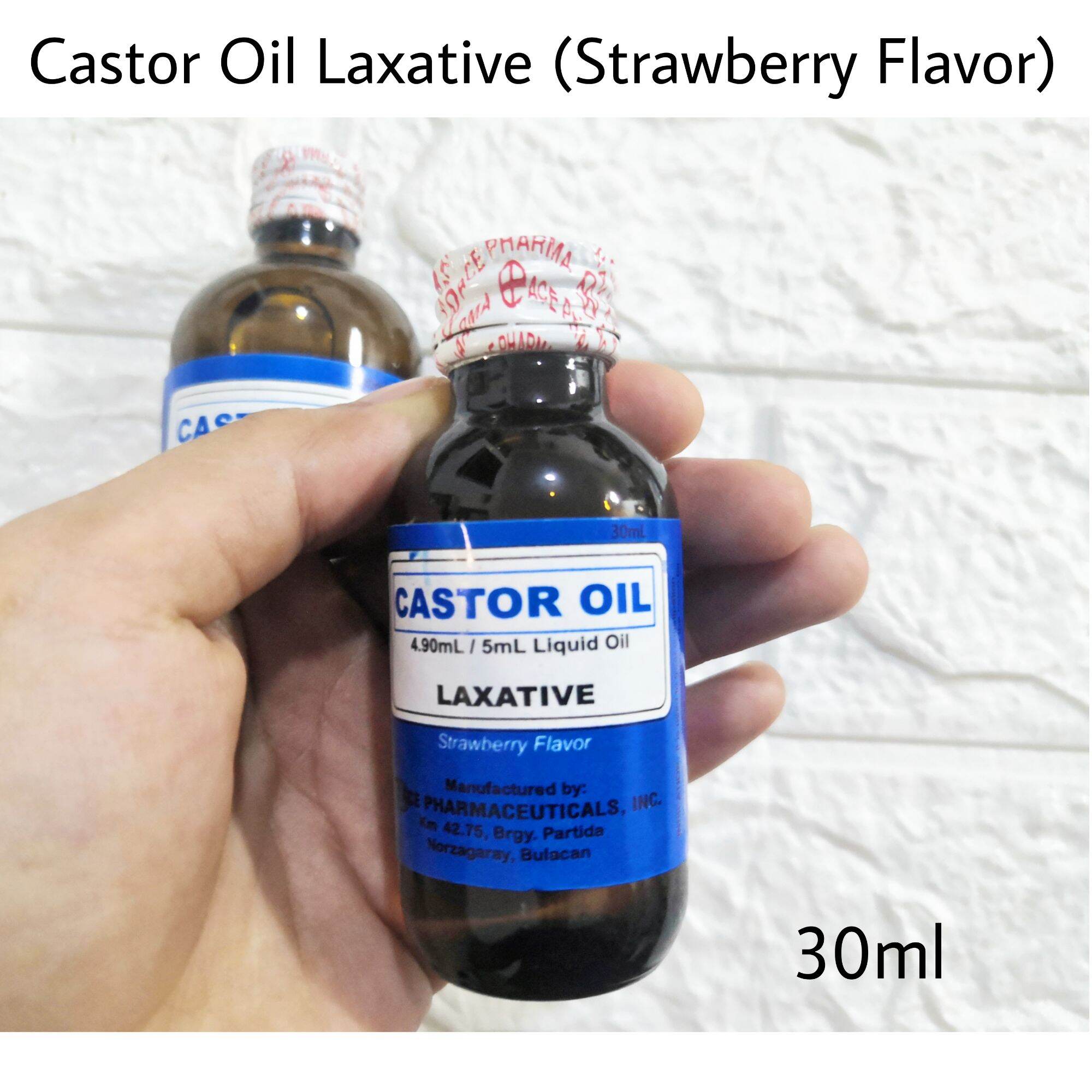 Castor Oil (120ml/60ml/30ml) Laxative For Internal Use Strawberry ...