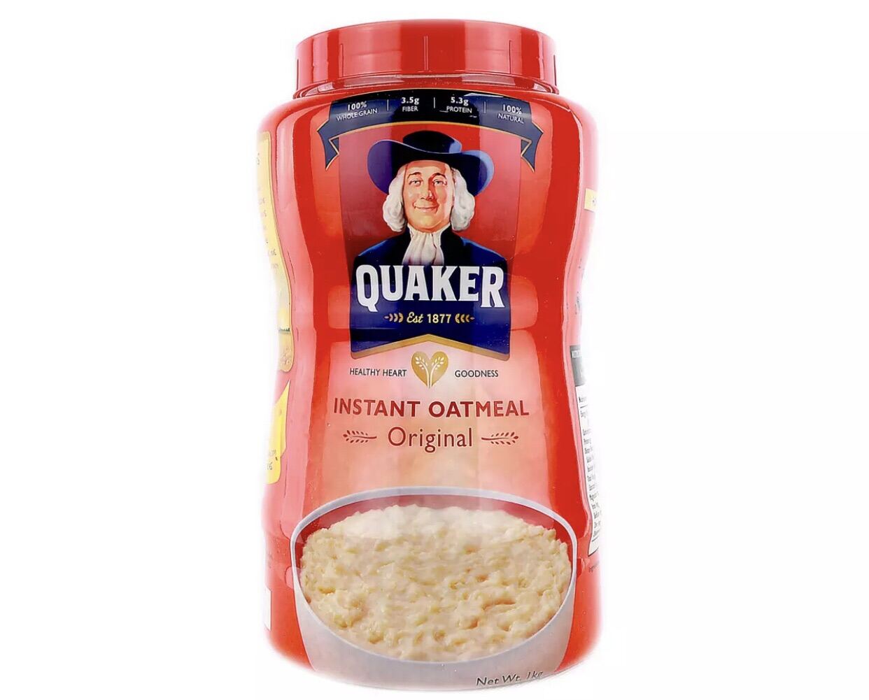 QUAKER Instant Oatmeal Original | Quick Cook Oatmeal 1kg | Lazada PH