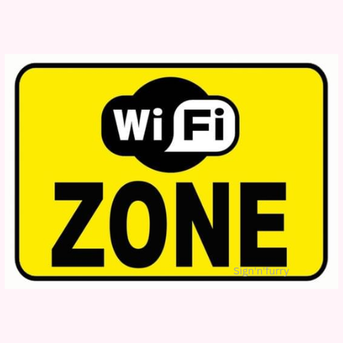Wifi Zone Signage | Lazada PH