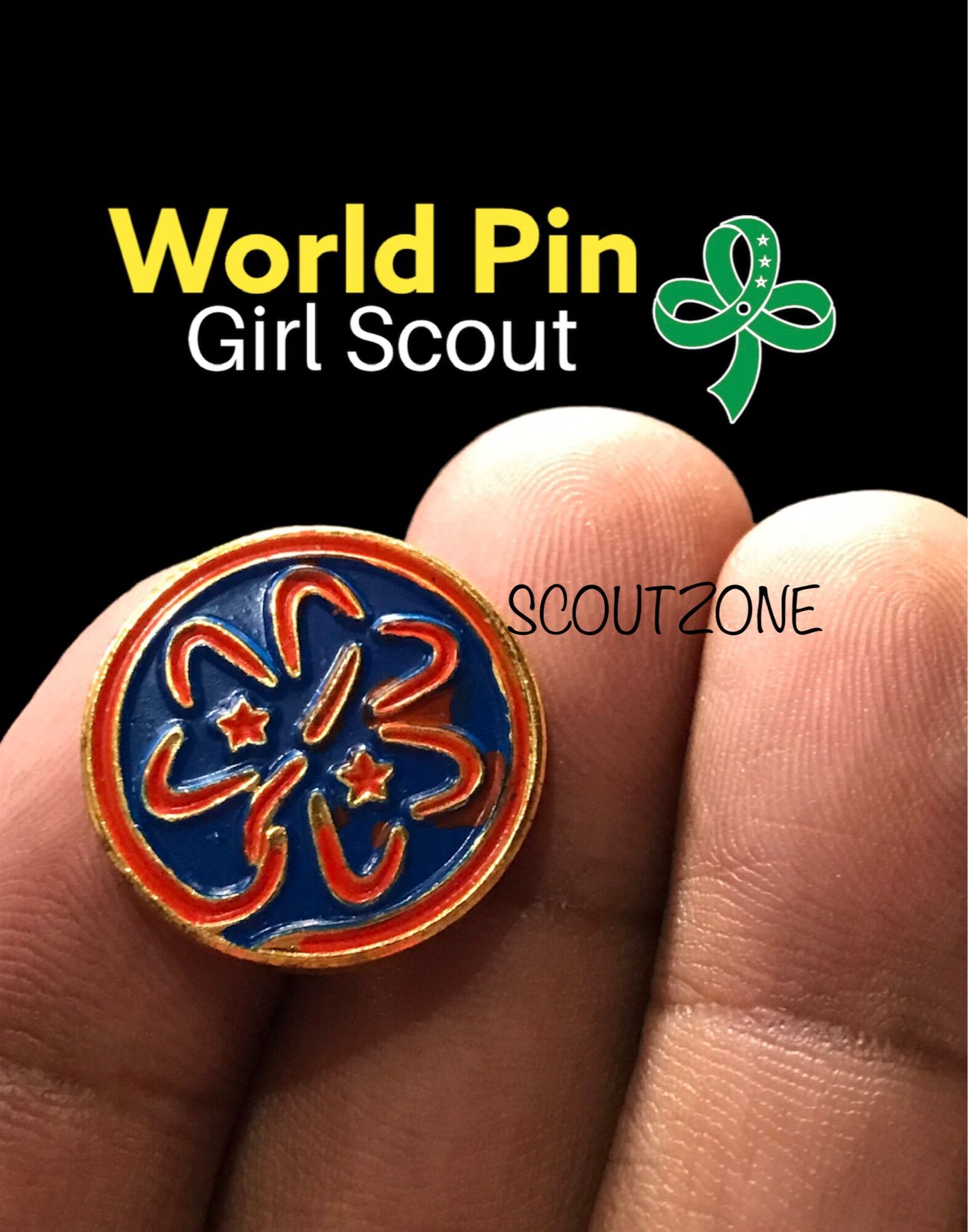 [GSP Pin] Twinkler Pin Star Junior Senior Scout Pin Holder World Pin ...