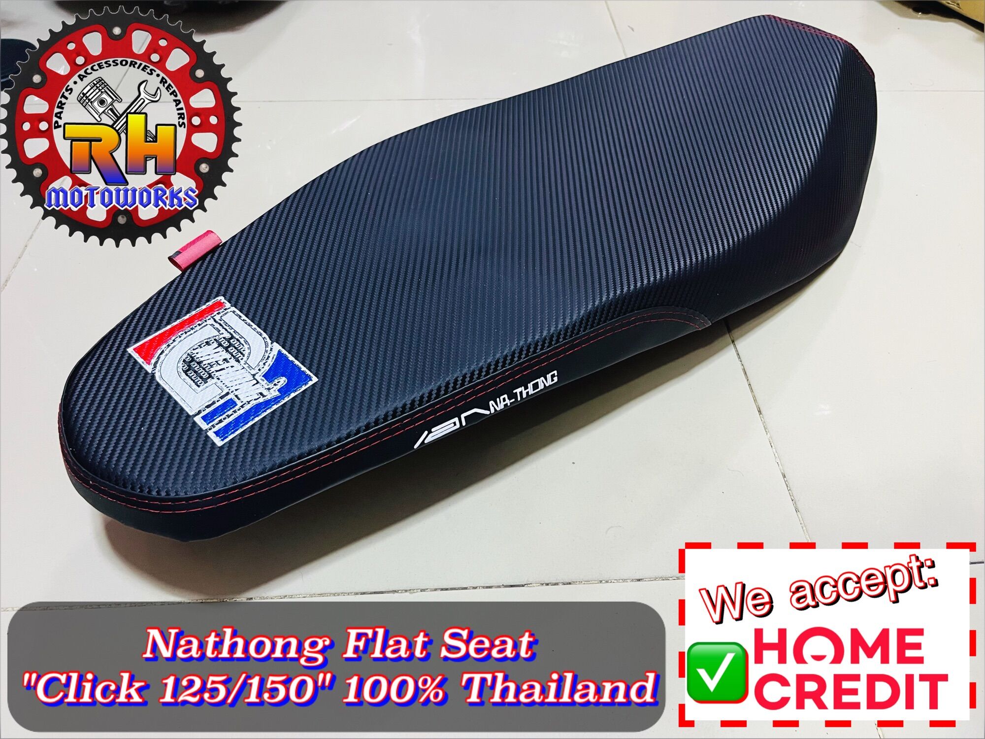 Click 125/150 NATHONG Flat Seat (Dry Carbon) 100% THAILAND MADE | Lazada PH