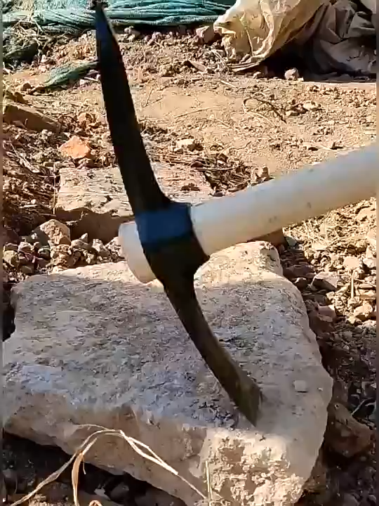 Dual-Purpose Pick Mattock – Removable Steel Heads & Wood Handle for ...