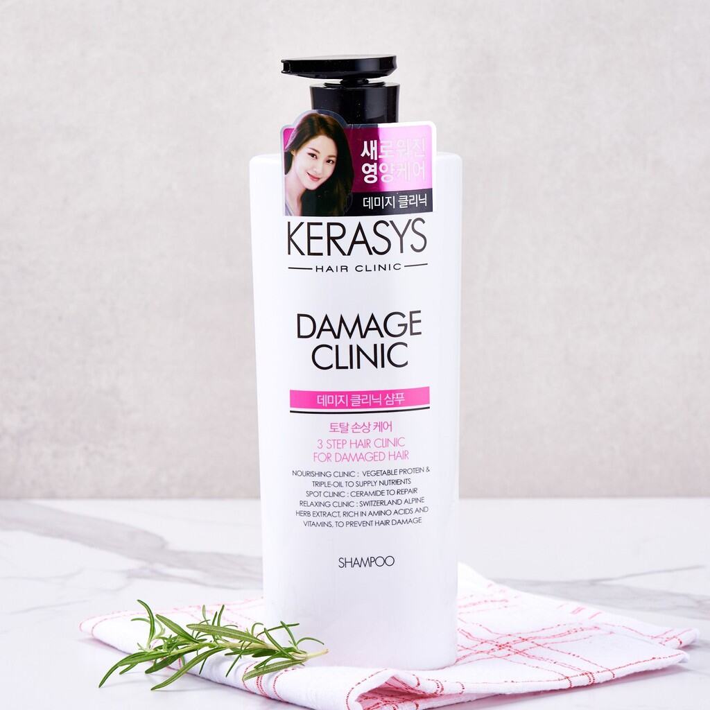 Kerasys Shampoo 600ml (Korean Kerasys Damage Hair Clinic Shampoo ...