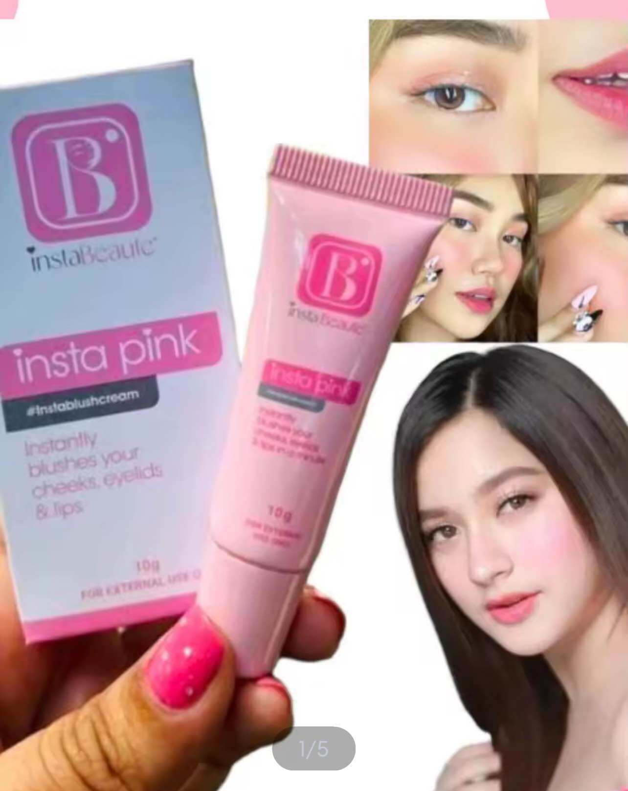 𝐔𝐏𝐆𝐑𝐀𝐃𝐄𝐃 𝐅𝐎𝐑𝐌𝐔𝐋𝐀 INSTA PINK BLUSH CREAM 15grams INSTAPINK PERFECT PEACH ...