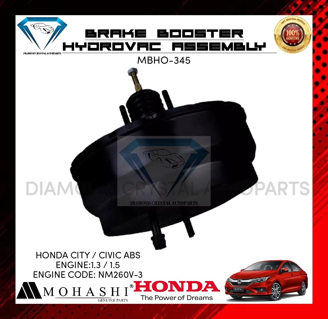 BRAKE BOOSTER HYDROVAC ASSEMBLY HONDA CITY / CIVIC ABS ENGINE: 1.3 / 1. ...