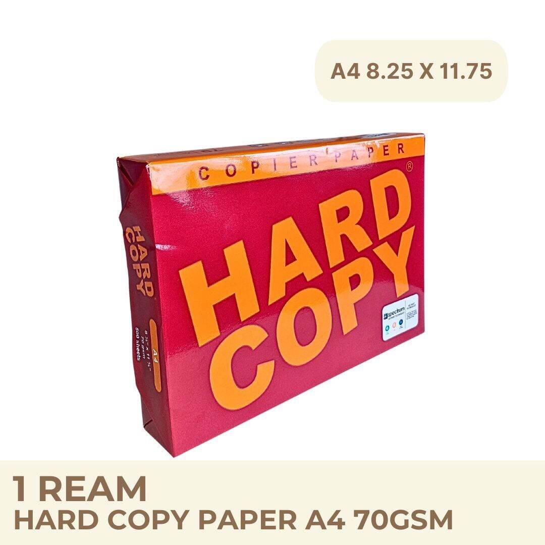 Hard Copy Bond Paper Long Short A4 70gsm & 80gsm 500 Sheets per Ream ...