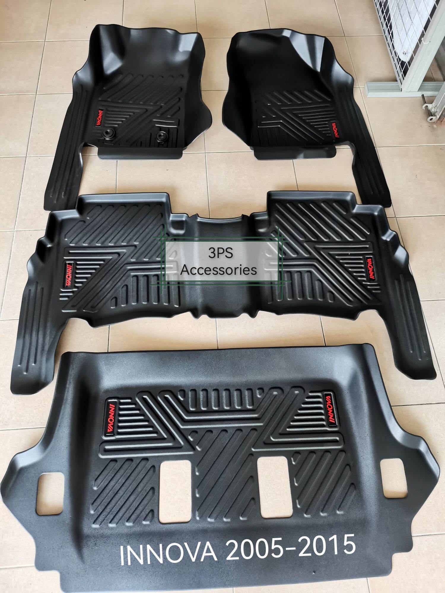 INNOVA 2009-2015 5D DEEP DISH MATTING FULLY EXTENDED 3ROWS THAILAND ...