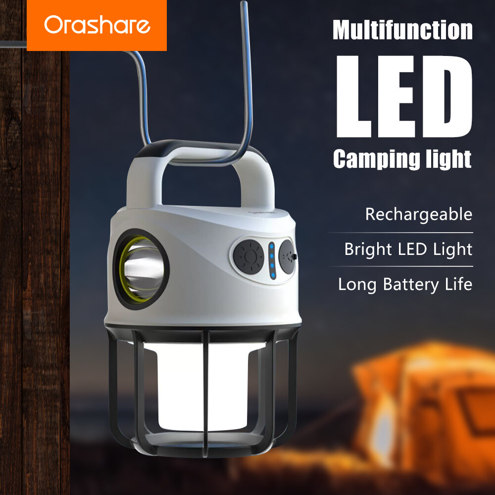 Orashare OL04 Rechargeable Camping Light LED Super Bright Emergency ...