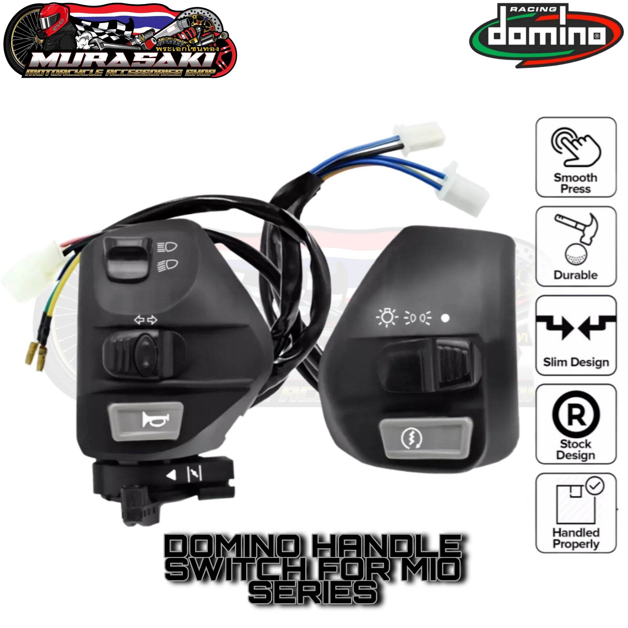DOMINO HANDLE SWITCH YAMAHA MIO SPORTY / SOULTY / MIO I 125 / MIO SOUL ...
