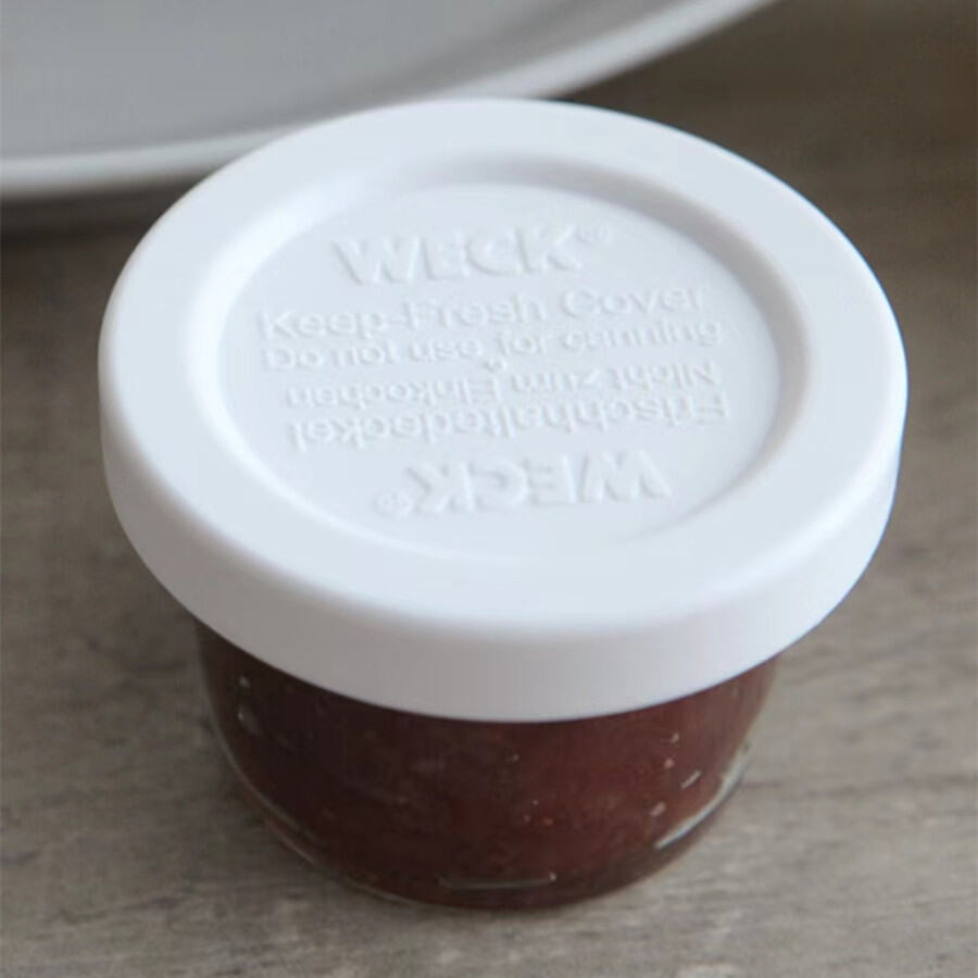 German Weck Glass Jar Special Accessories White Plastic Sealed Cover 6cm/8cm/10cm Fit Weck ...