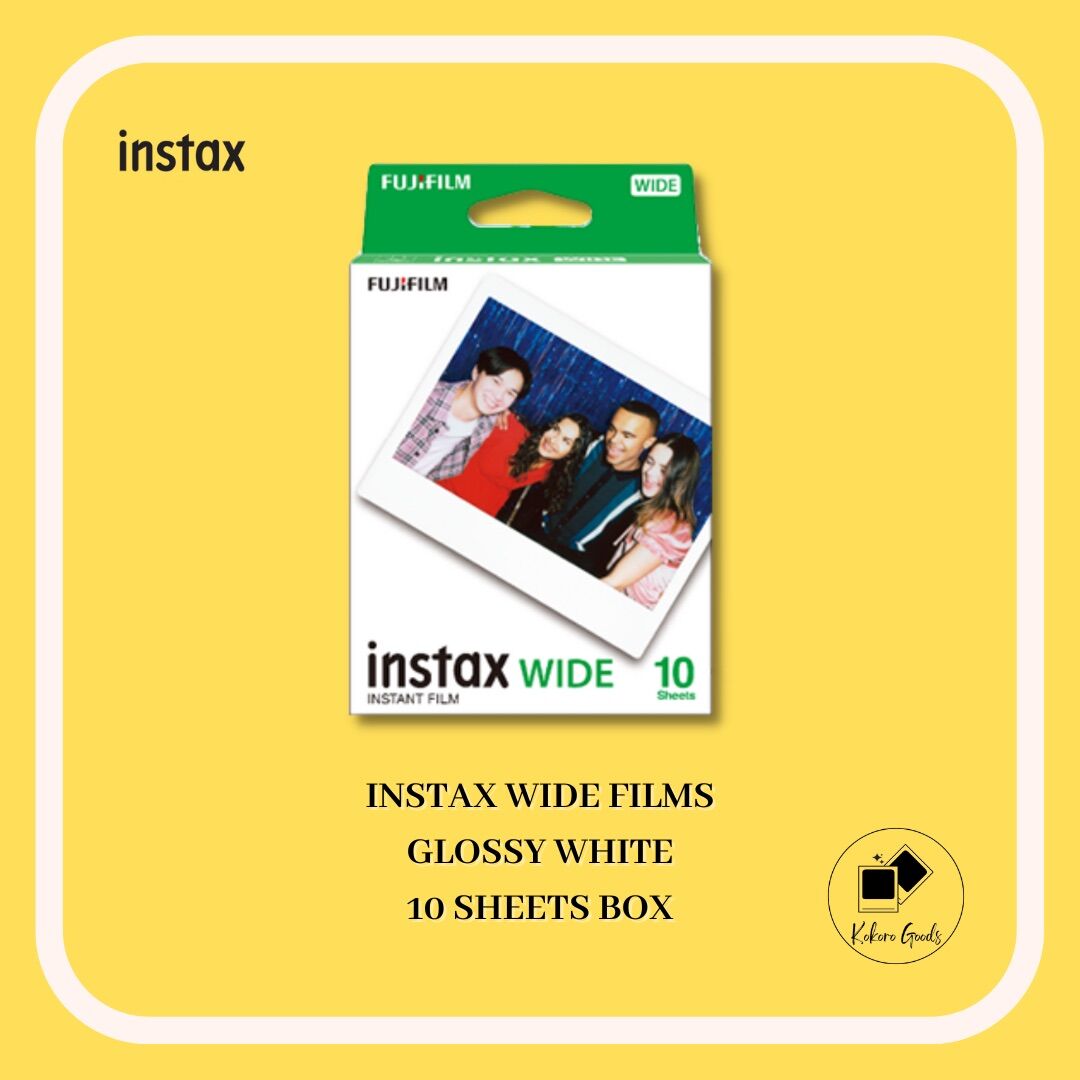 Instax Wide Films (20 sheets - 10 sheets x 2 packs) for Instax Wide 100 ...
