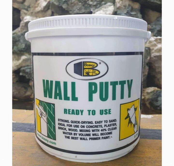BOSNY READY TO USE WALL PUTTY MASILYA SA PADER 0.32KG, 0.5KG, 1.5KG ...
