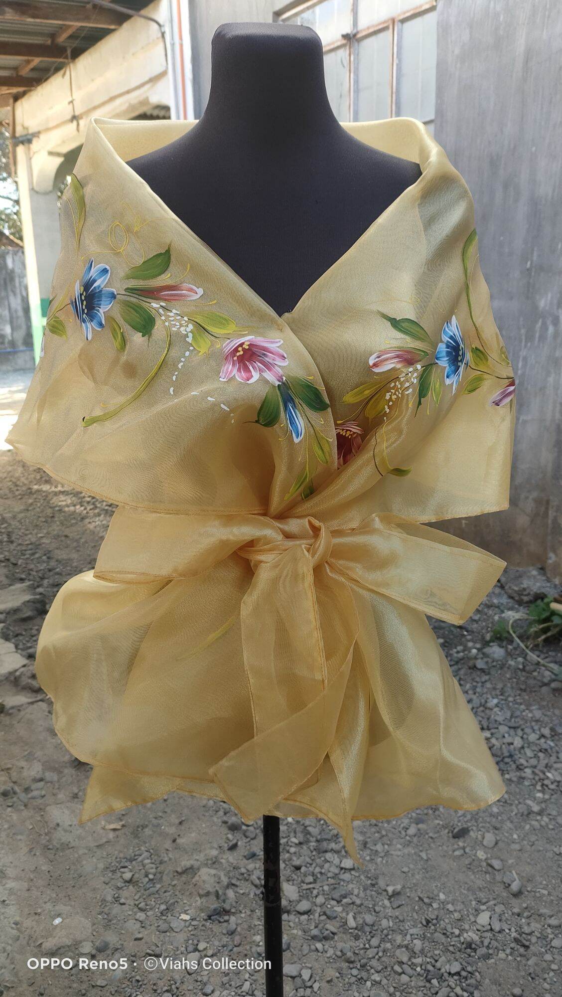 Filipiniana wrap around panuelo alampay painting | Lazada PH