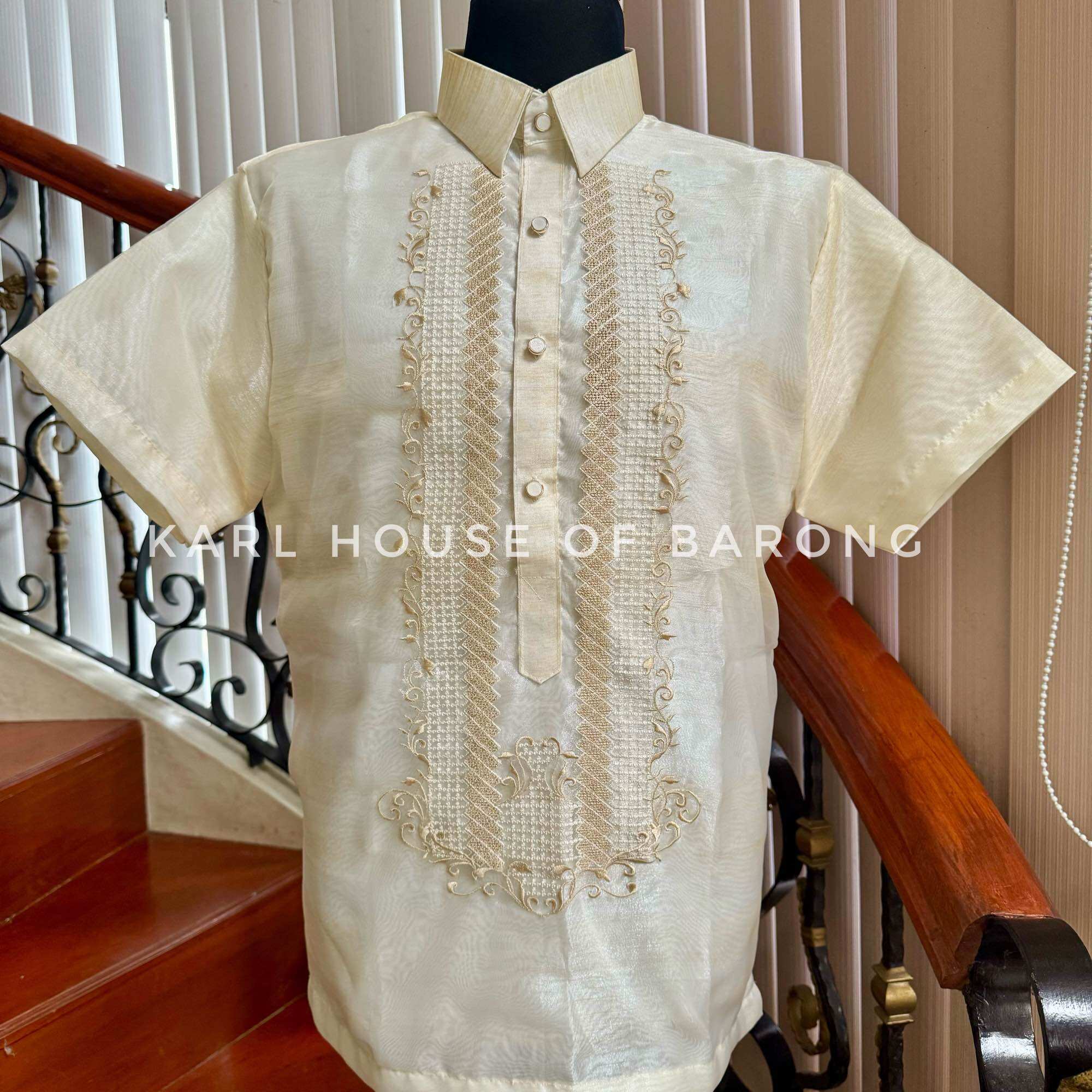 High Quality Polo Barong Tagalog with Double Lining | Lazada PH