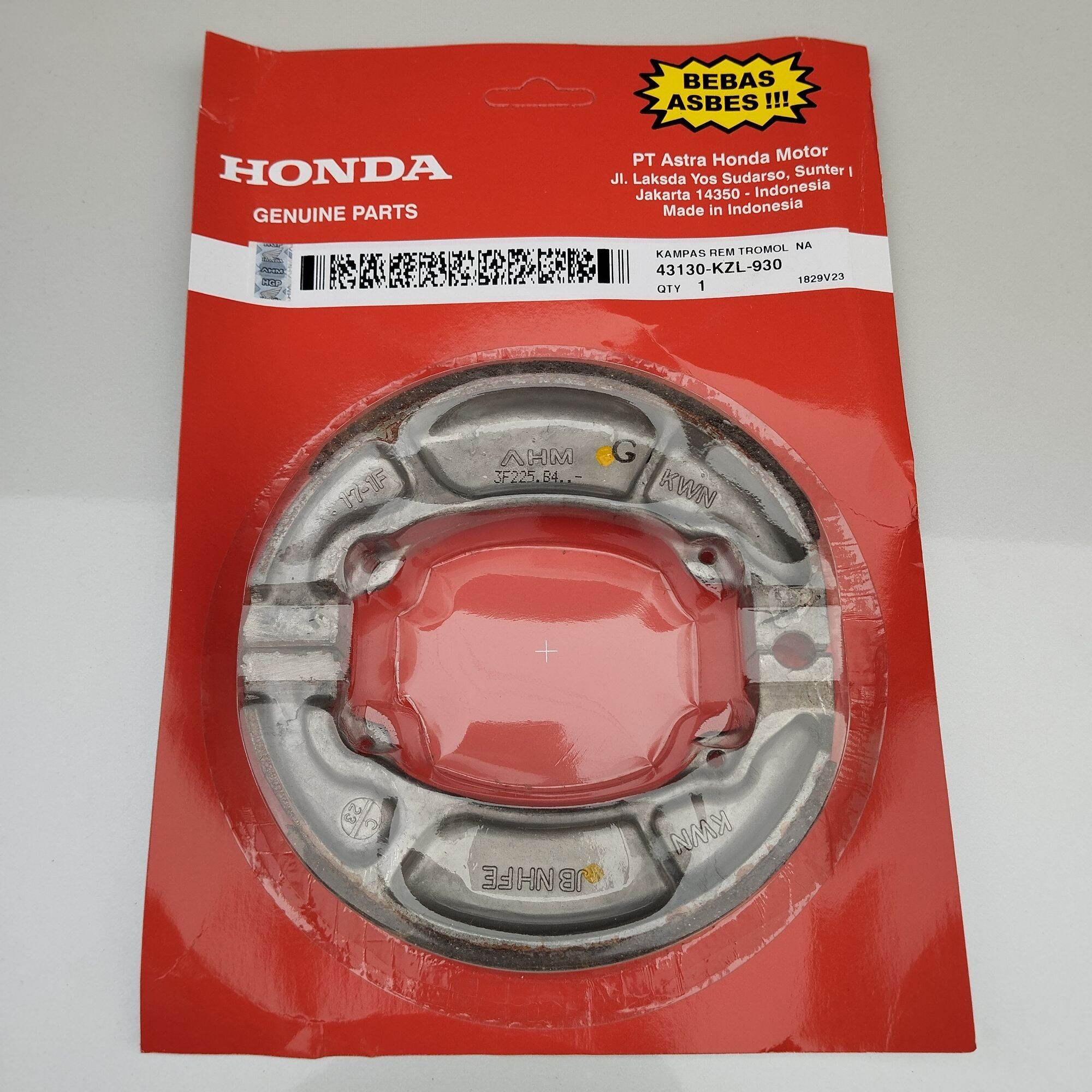 ORIGINAL BRAKEPAD SET FOR HONDA BEAT V1 V2 HONDA CLICK V1 125 150 ...
