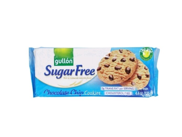 Gullon Sugar Free Chocolate Chips Cookies (125g) | Lazada PH