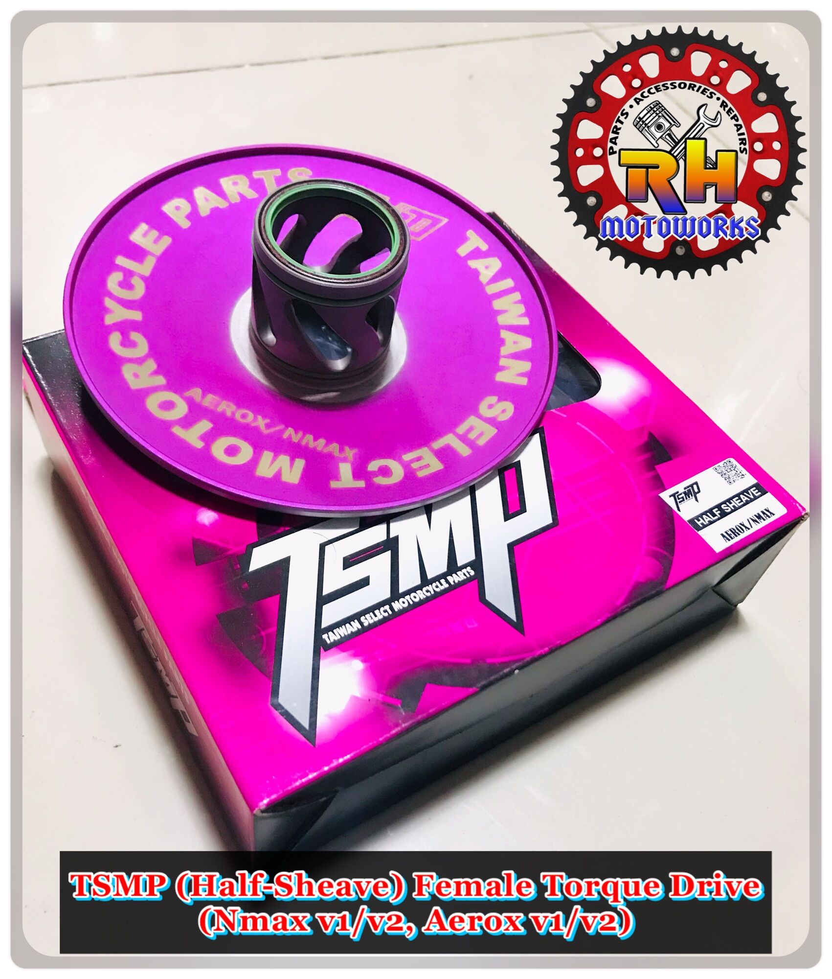 TSMP Nmax/Aerox HALF SHEAVE (Female Torque Drive) | Lazada PH