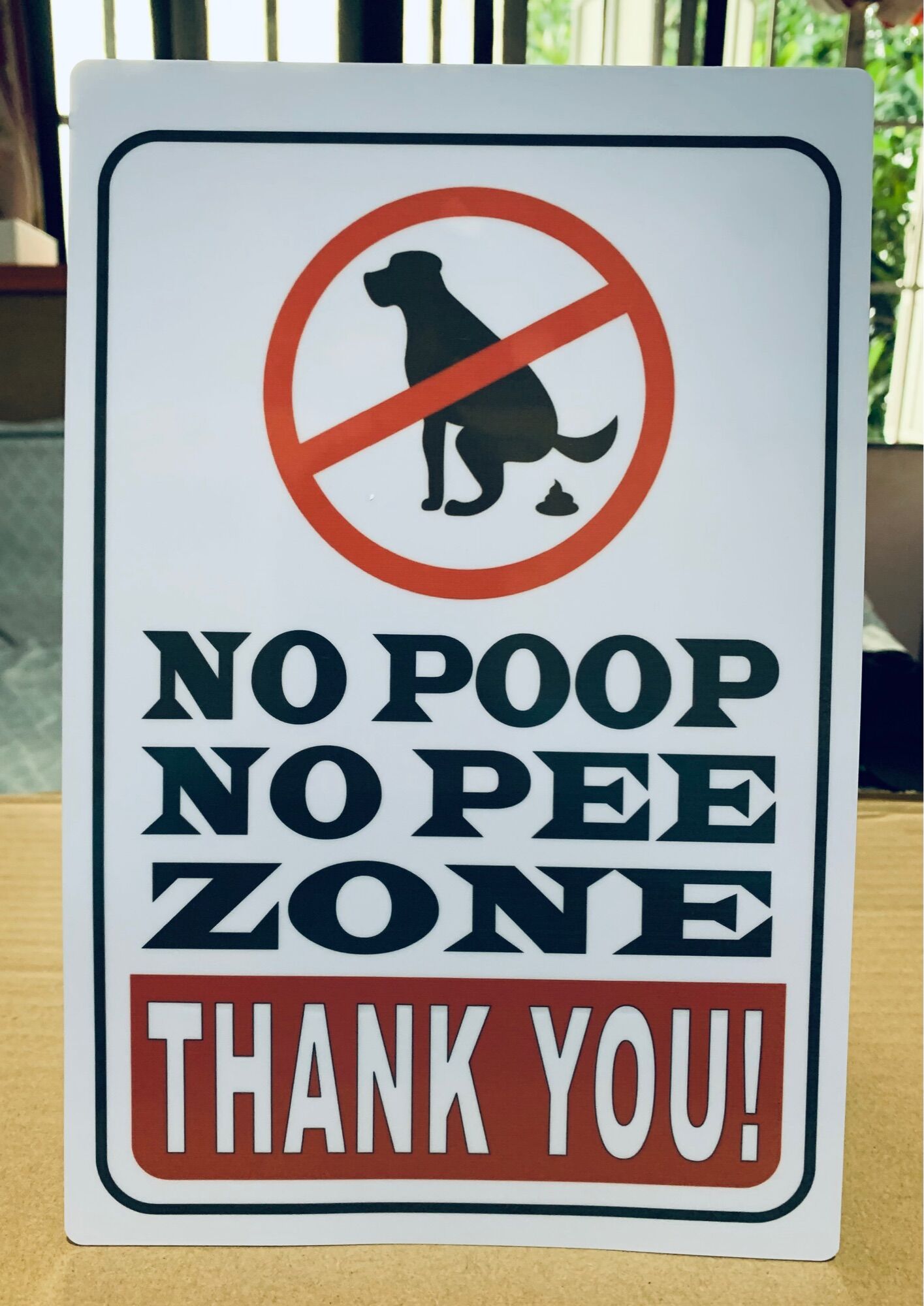 PVC SIGNAGE No Poop No Pee Sone | Lazada PH