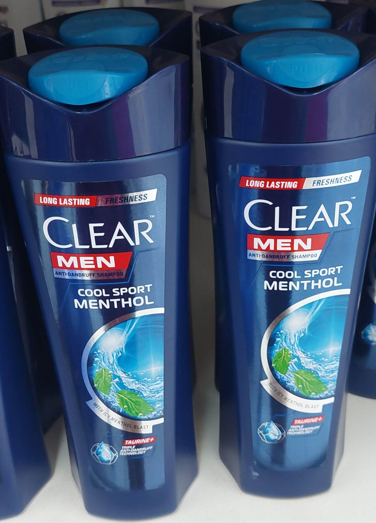 275ml PACK OF 2 PCS CLEAR MEN ANTI-DANDRUFF SHAMPOO COOL SPORT MENTHOL ...