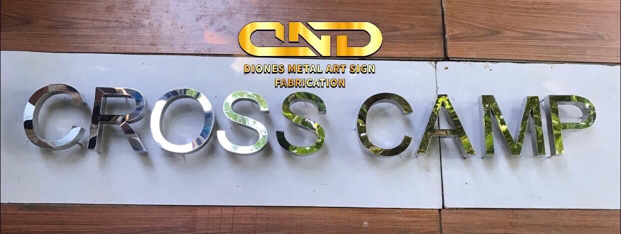Stainless steel outdoor Signage/3D letters/Mirrorized finished | Lazada PH