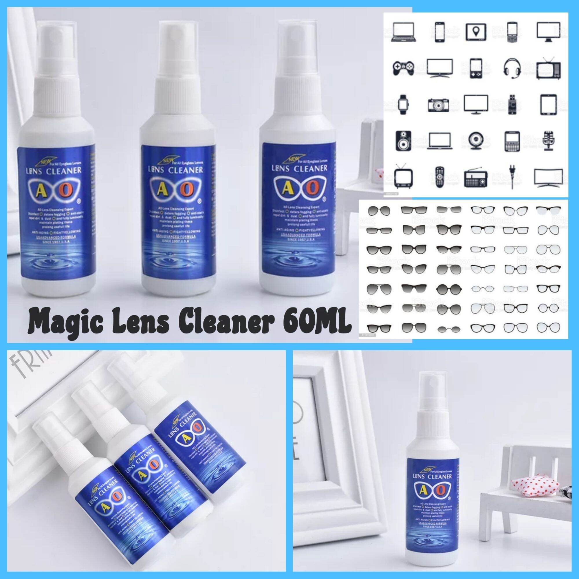 Lens Cleaner – Premium Lens Cleaner Spray for Eyeglasses, Cameras, and ...