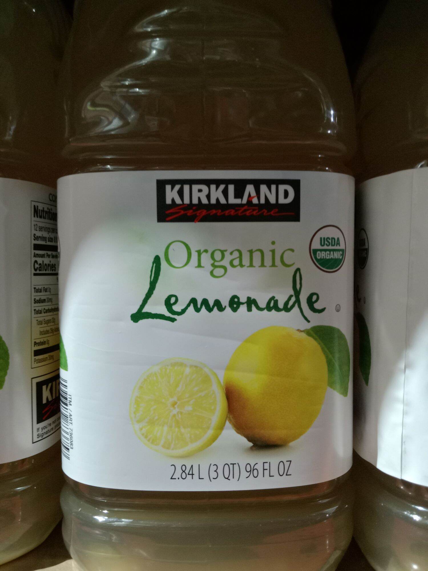 KIRKLAND SIGNATURE ORGANIC LEMONADE 2.84L (USA) 91440 | Lazada PH