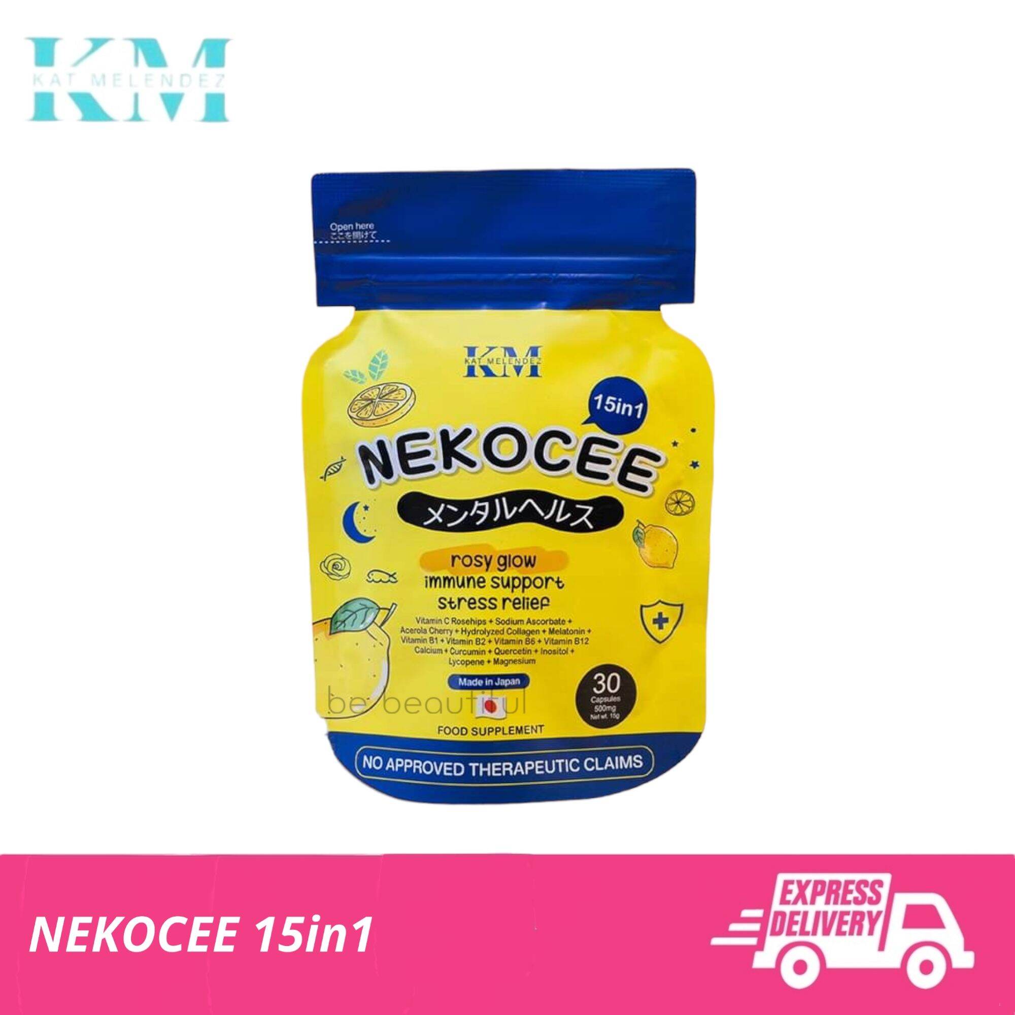 Nekothione 9in1 Glutathione Capsule 500mg (60 capsules) | Nekothione ...