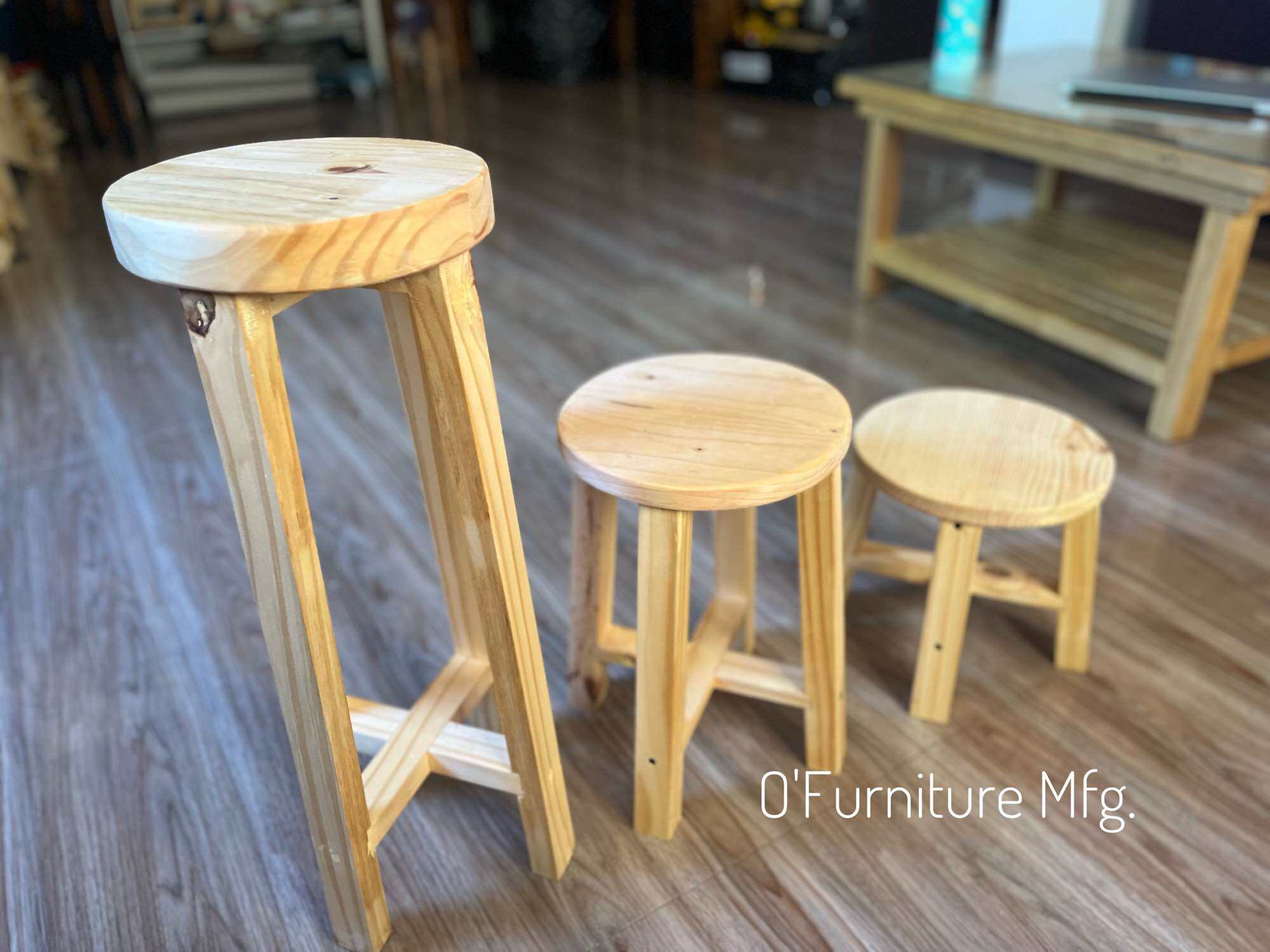OFMFG AESTHETIC WOODEN BAR STOOL MATIBAY MAKAPAL ANG KAHOY PALOCHINA ...