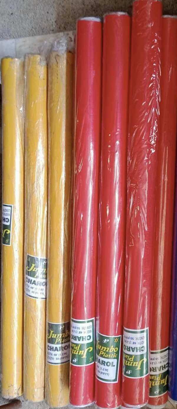 CHAROL COLORED PLASTIC BANDERITAS W-48" x L-36" H-48” 40 METERS OR 43 ...