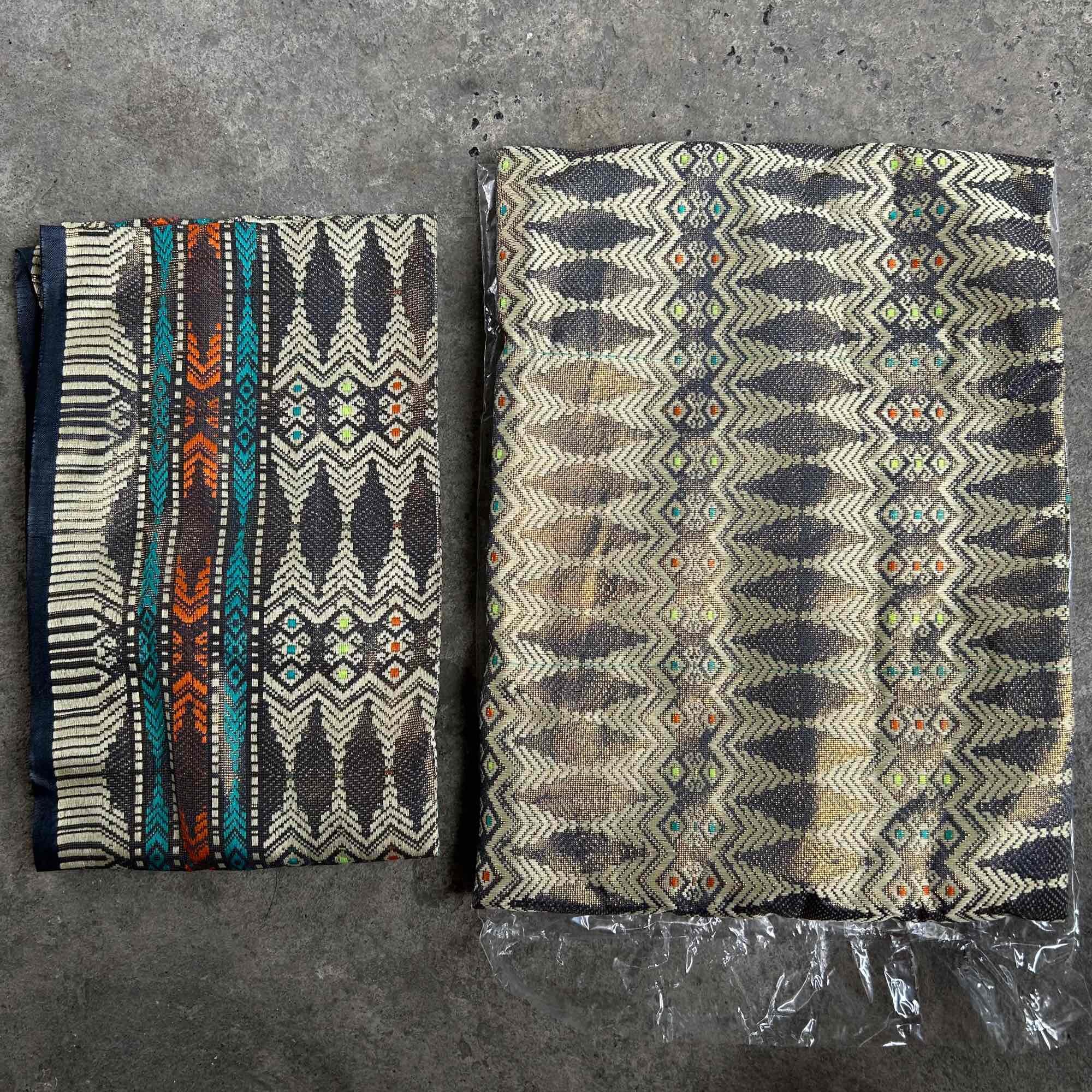 BATIK Fabric Sash | Songket Cloth Textile | Batik Metallic Gold ...