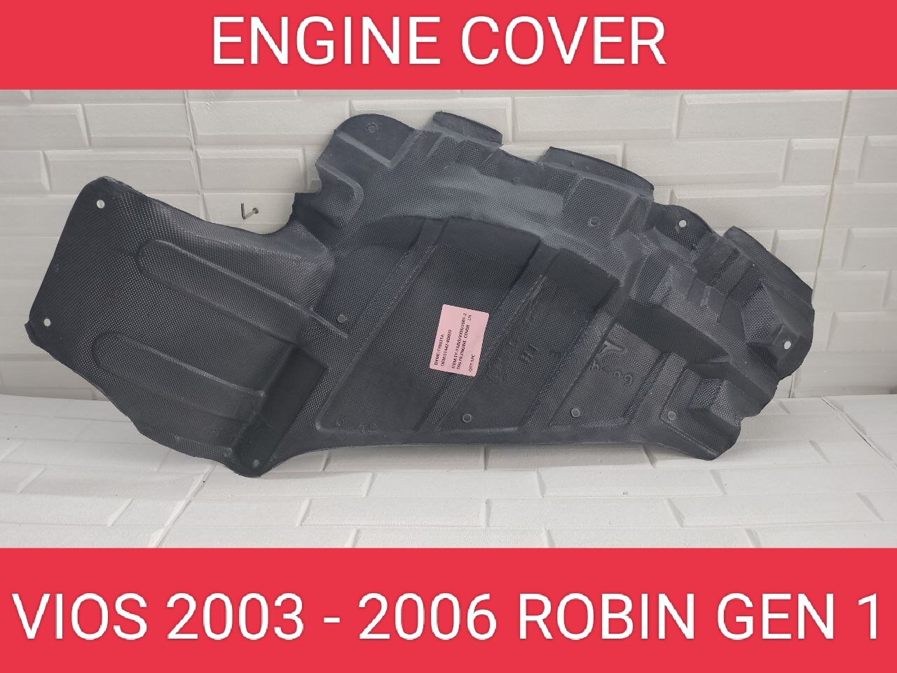 Engine cover vios 2003 2004 2005 2006 vios gen 1 vios robin set left ...