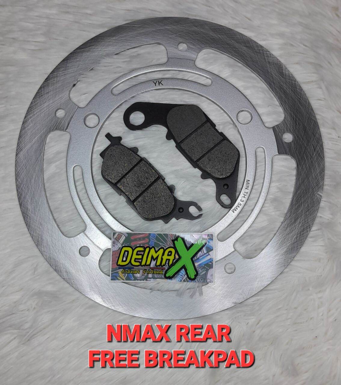 LIGHTEN DISC FREE BREAK PAD / THAI DISC ROTOR DISC FOR NMAX V1 / V2 ...
