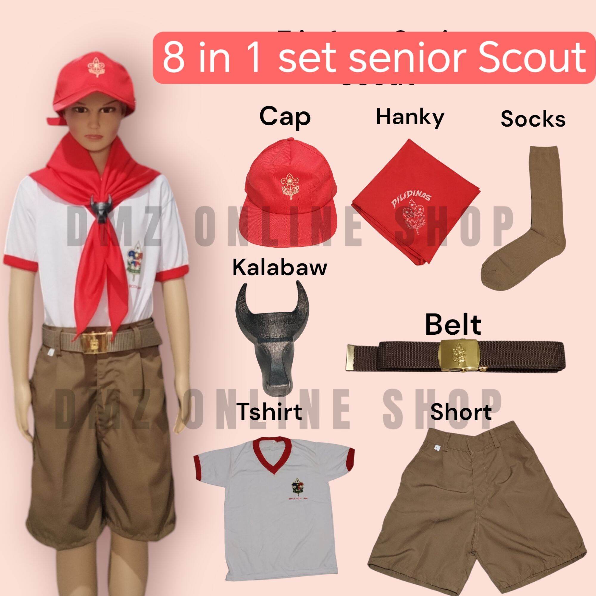 BSP SENIOR SCOUT TYPE B UNIFORM COMPLETE SET | Lazada PH