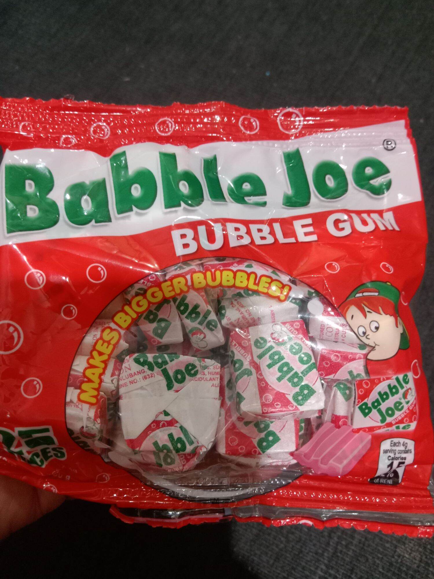 Babble Joe Bubble Gum 25pcs 100g | Lazada PH