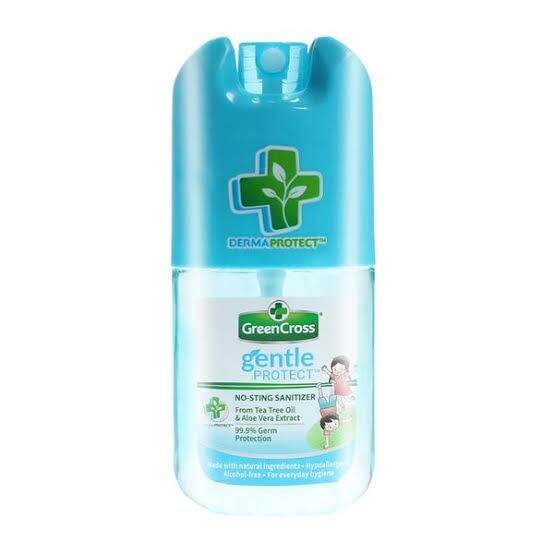 Green Cross Gentle Protect No-Sting Sanitizer 40ml Rubbing Alcohol ...