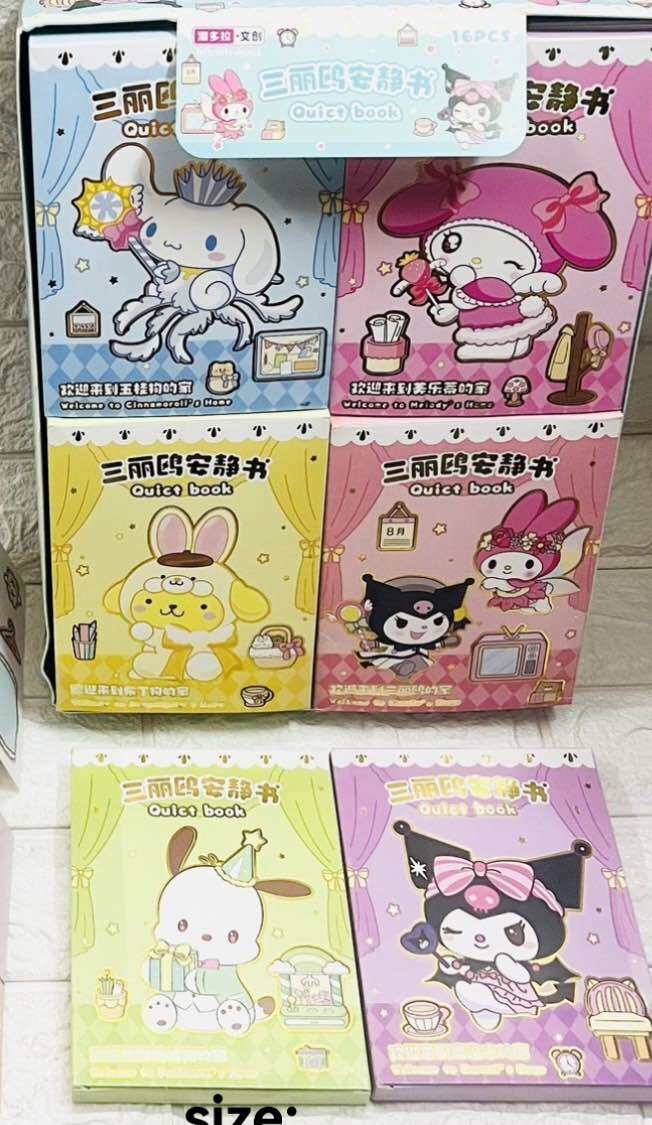 Sanrio Paper Doll Puzzle Handmade Paper Doll Quiet Book for Children ...