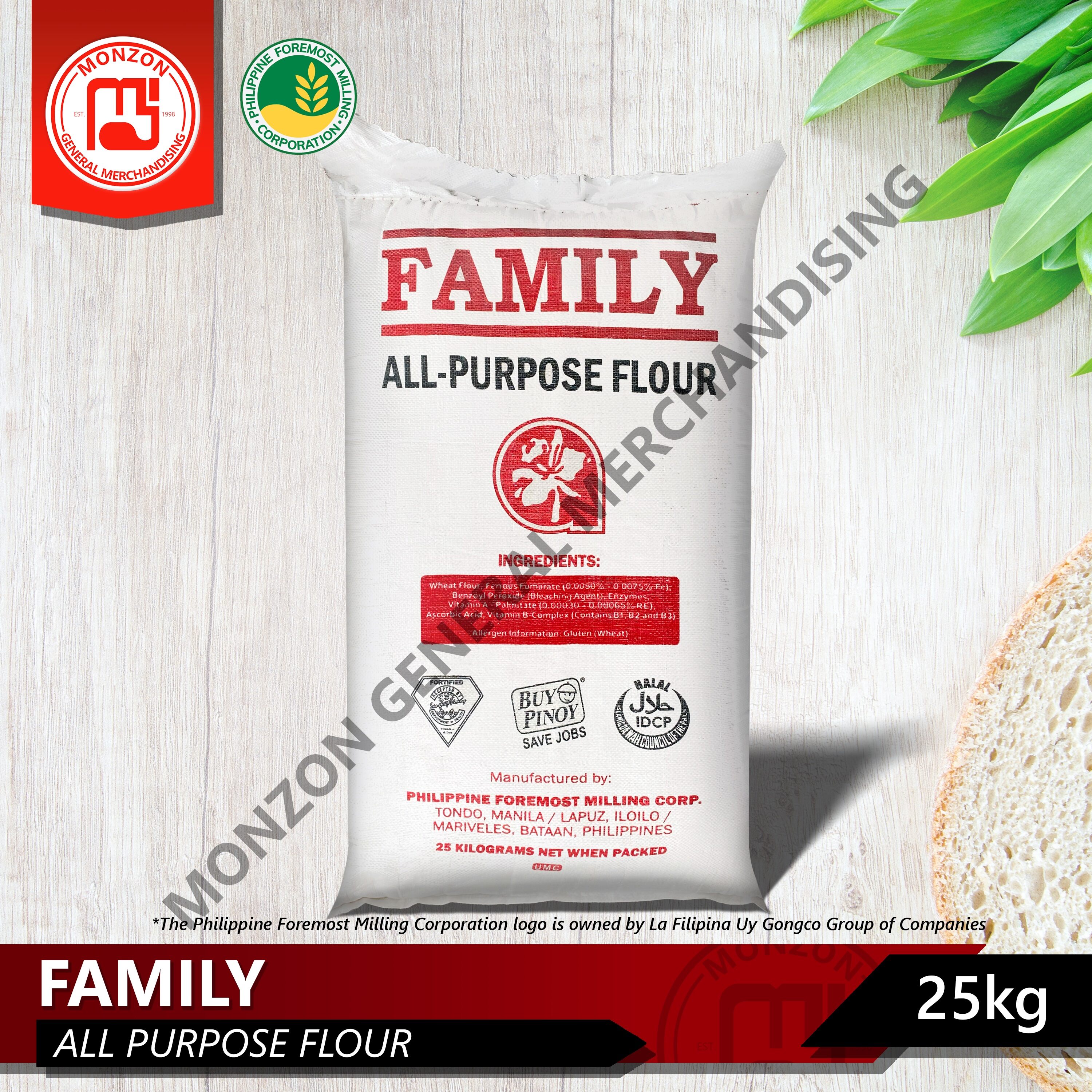 Family All Purpose Flour 25kg | Lazada PH