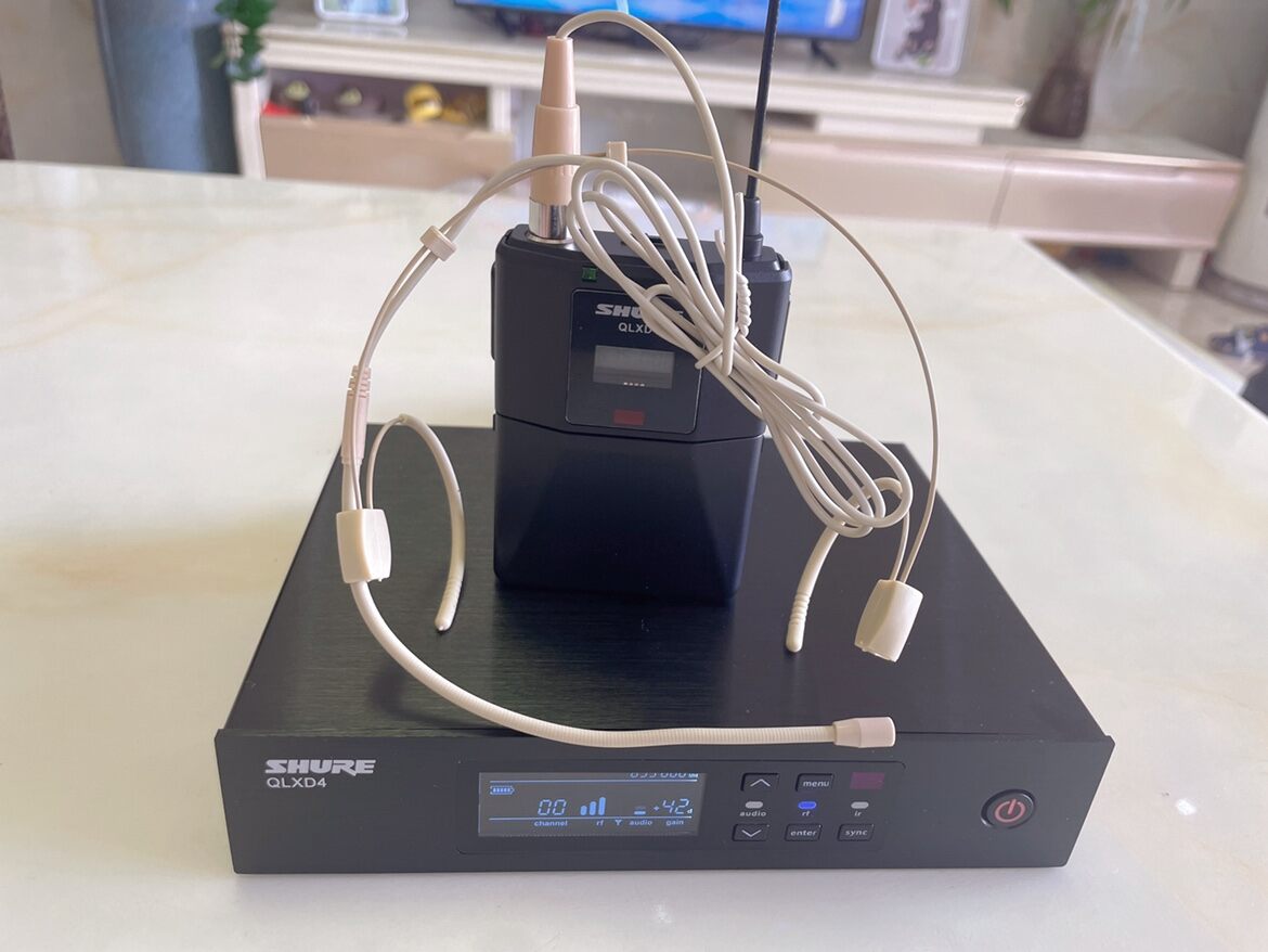 New Shure Shure Qlxd4 One to One Wireless Microphone Stage Dedicated Performance Microphone ...