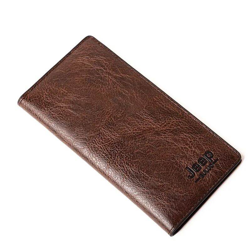 Jeep Leather Long Wallet for Men with Multiple Card Slots and Bill ...