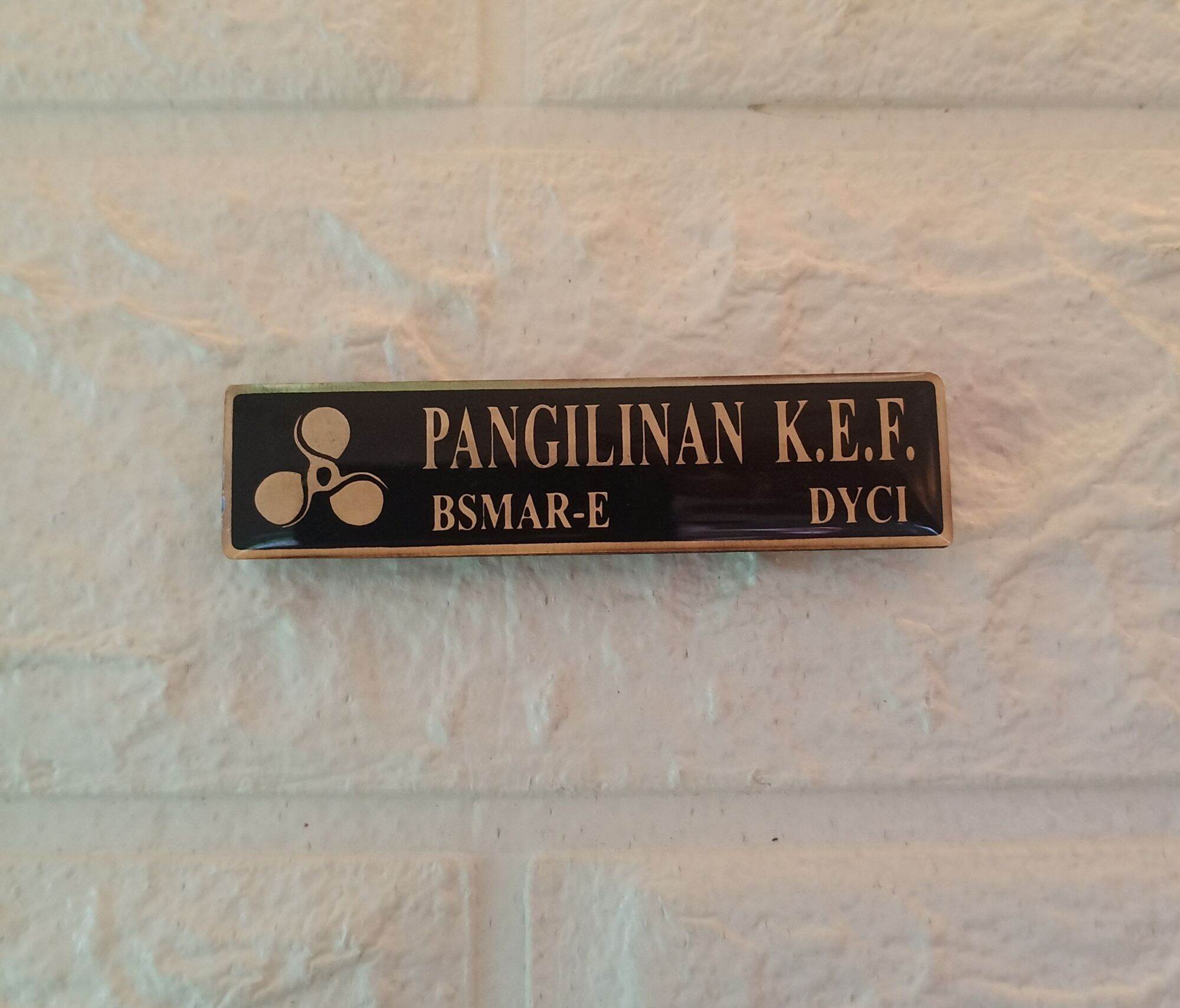 MAGNETIC NAMEPLATE FOR SEAMAN , PNP , SECURITY GUARD | Lazada PH