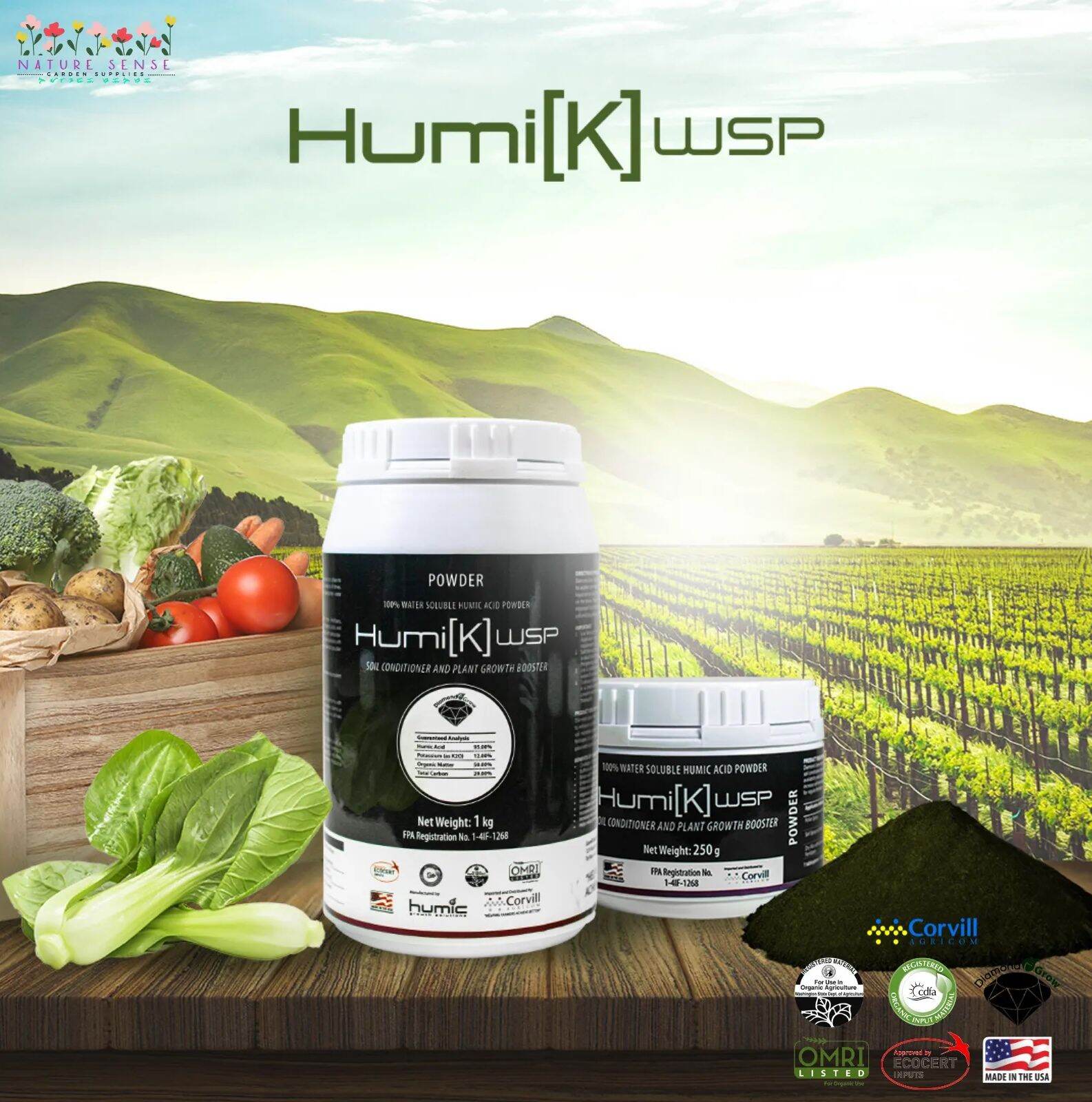 🇺🇲 HUMIK WSP 1 KILO HUMIC POWDER🌱🌾🌸 | Lazada