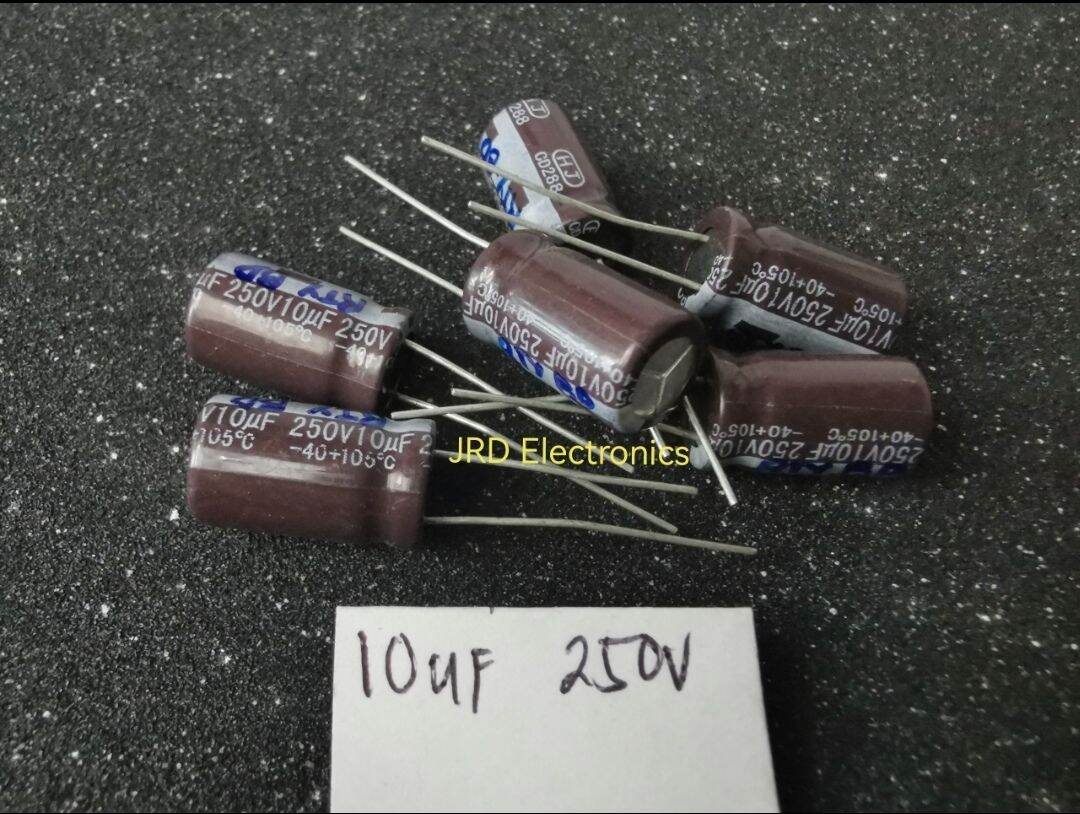 CAPACITOR 250V 1uf 2.2uf 3.3uf 4.7uf 10uf 47uf | Lazada PH
