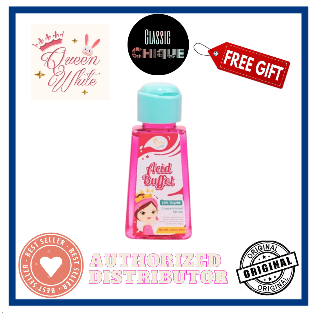 Queen White Acid Buffet Serum + FREEBIE | Lazada PH