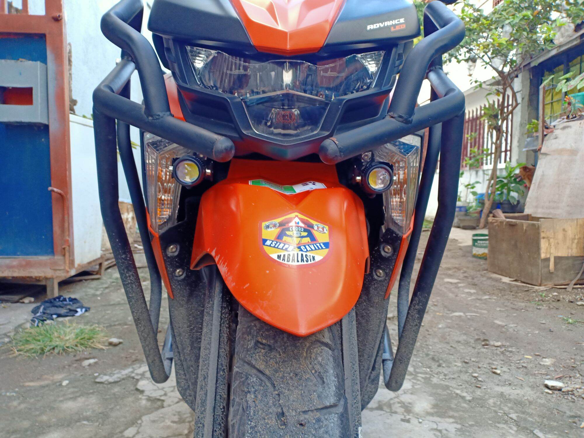 MINI DRIVING LIGHT BRACKET STAINLESS FOR MIO SOUL 125