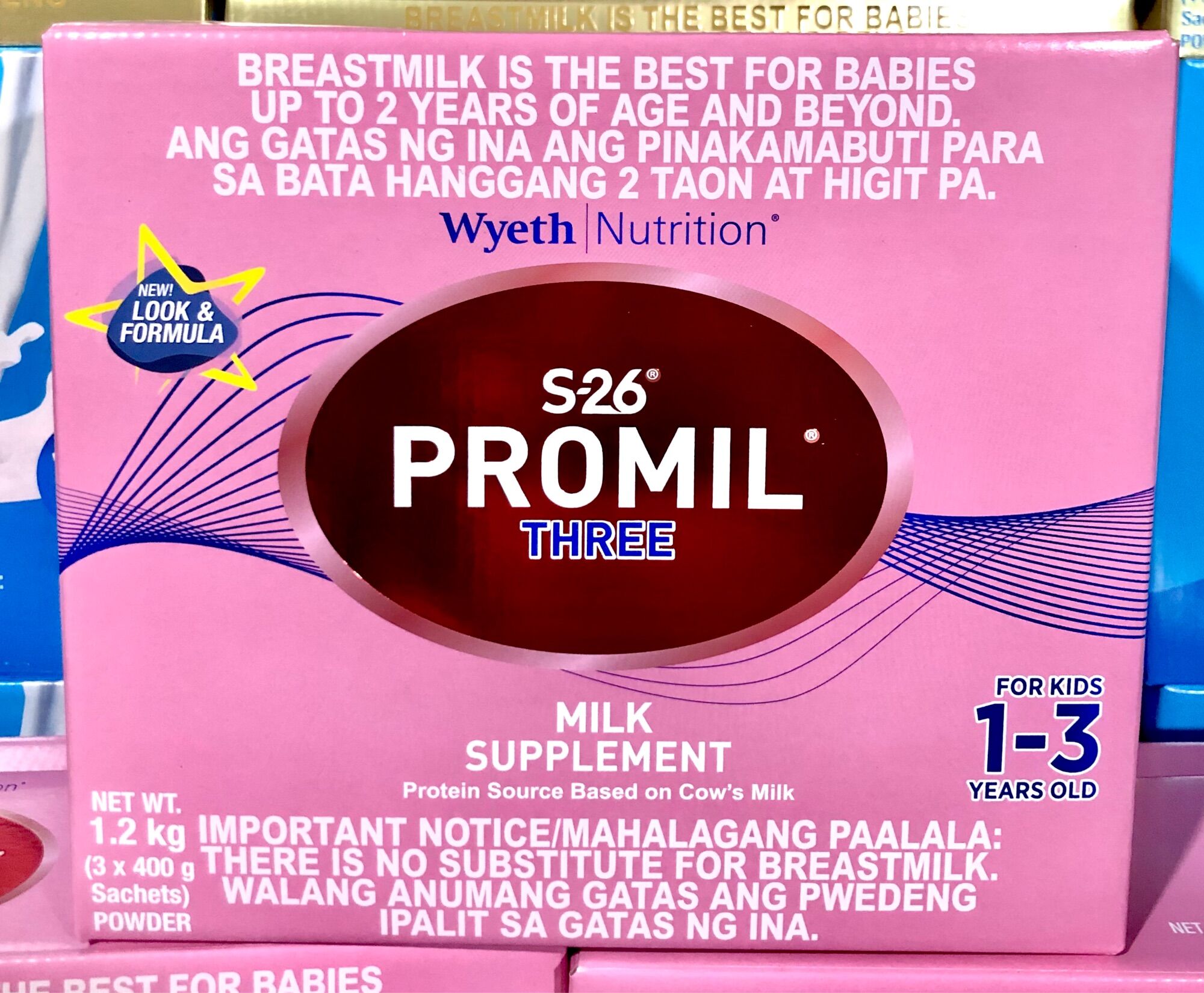 Promil three (1.2kg/1.8kg/2.4kg) | Lazada PH